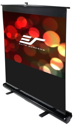 Elite Screens Pull Up Portable projector screen at Just Projectors!