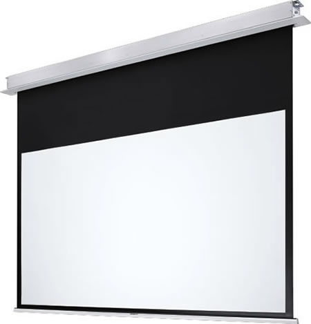 Grandview Motorised Recessed projector screen at Just Projectors!